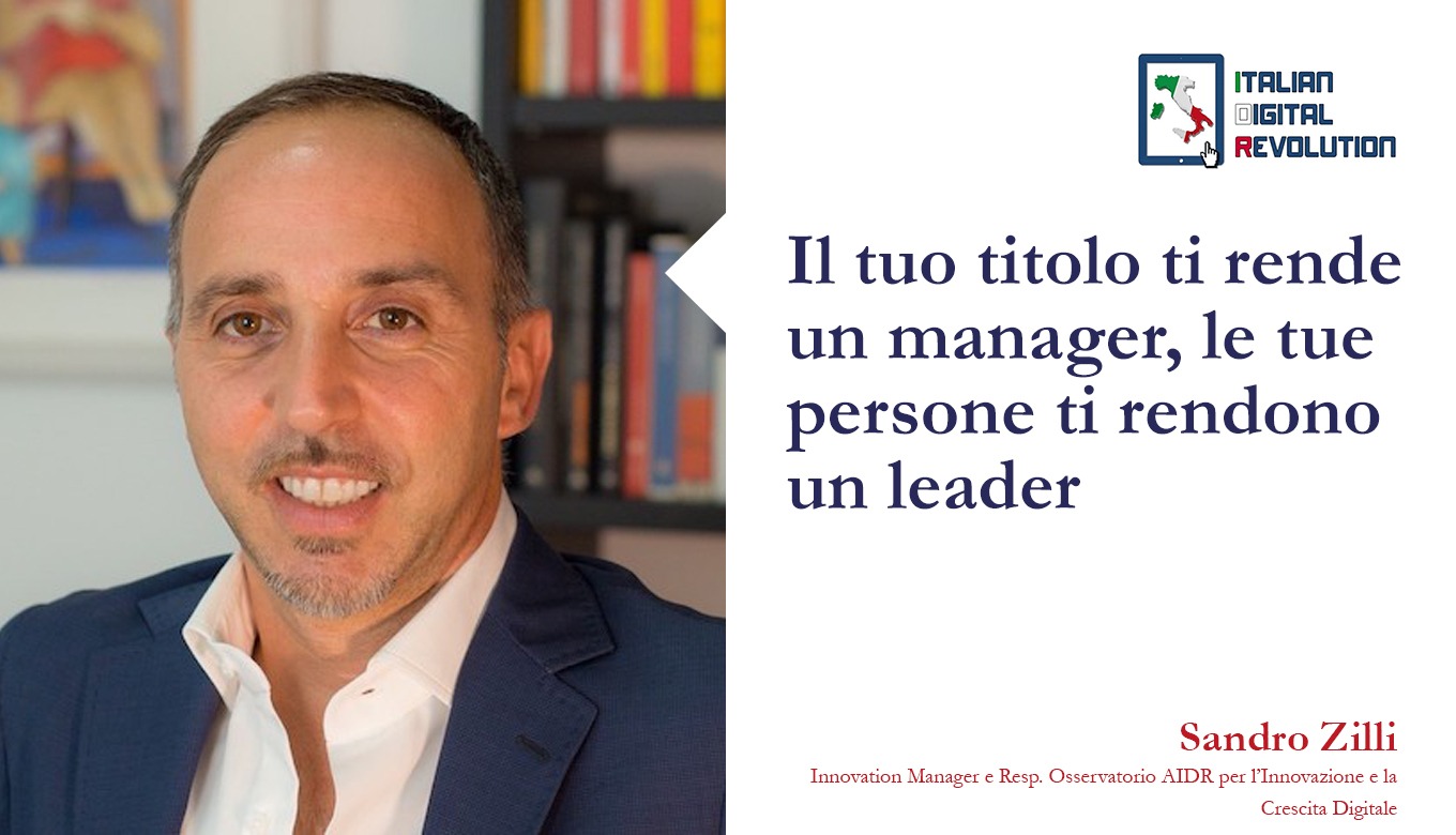 Il tuo titolo ti rende un manager, le tue persone ti rendono un leader ...