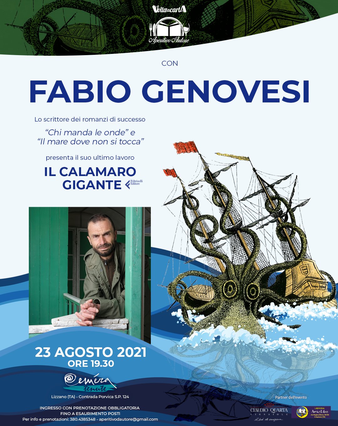 Torna Aperitivo d’Autore, ospite Fabio Genovesi – Radio Senise Centrale