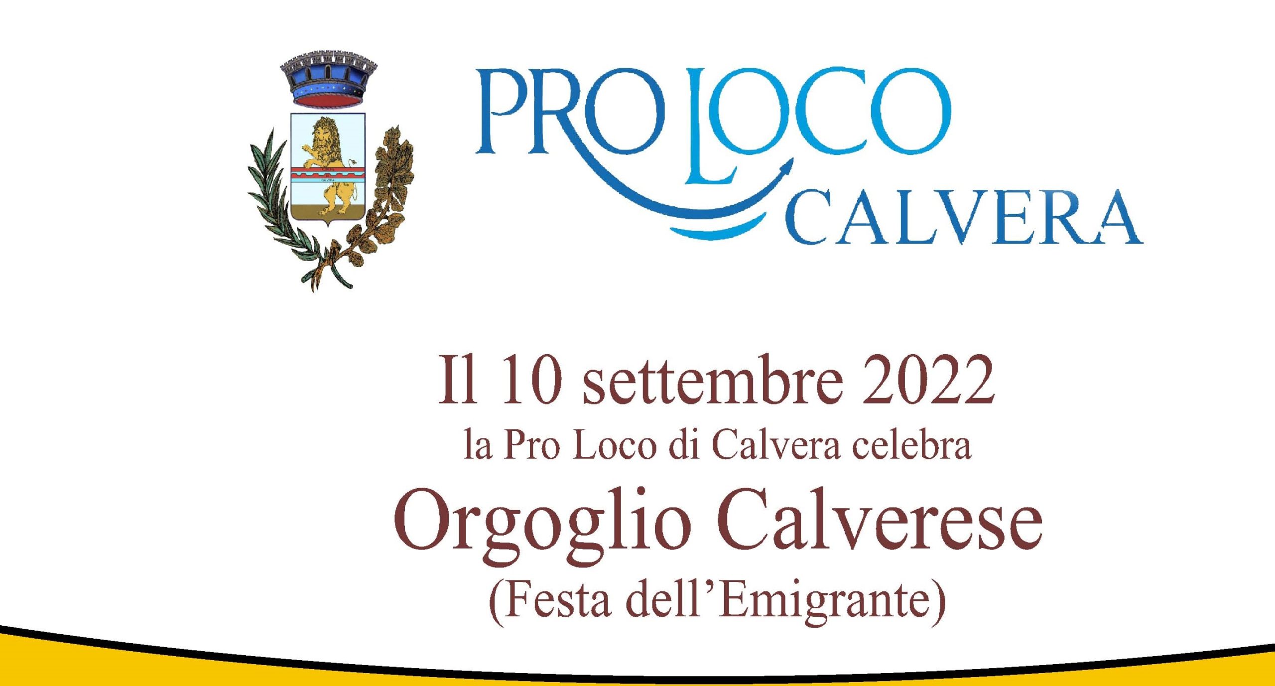 Il 10 settembre 2022 la Pro Loco di Calvera celebra la tradizionale ...