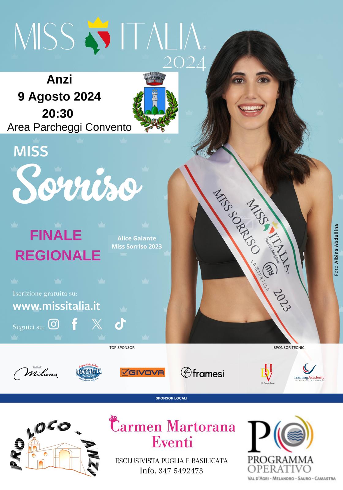 Miss Italia Basilicata, ad Anzi la finale di Miss Sorriso – Radio ...