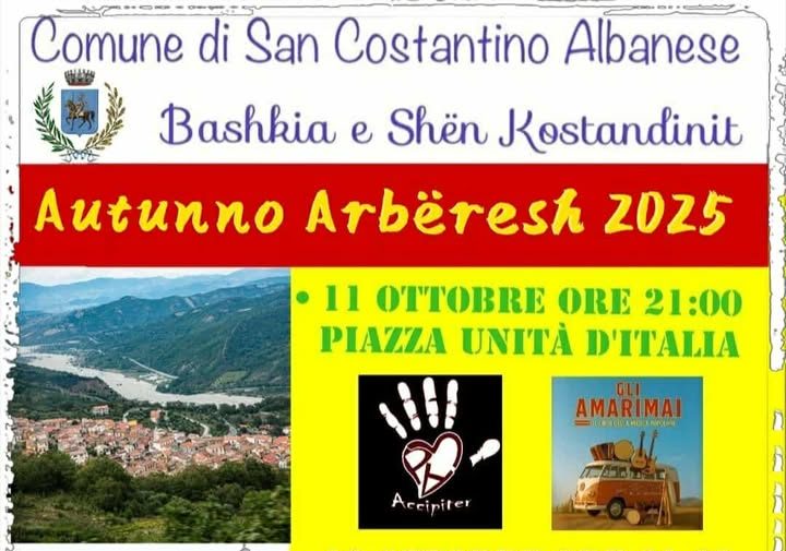 San Costantino Albanese celebra l’Autunno Arbëresh 2025 - Radio Senise ...